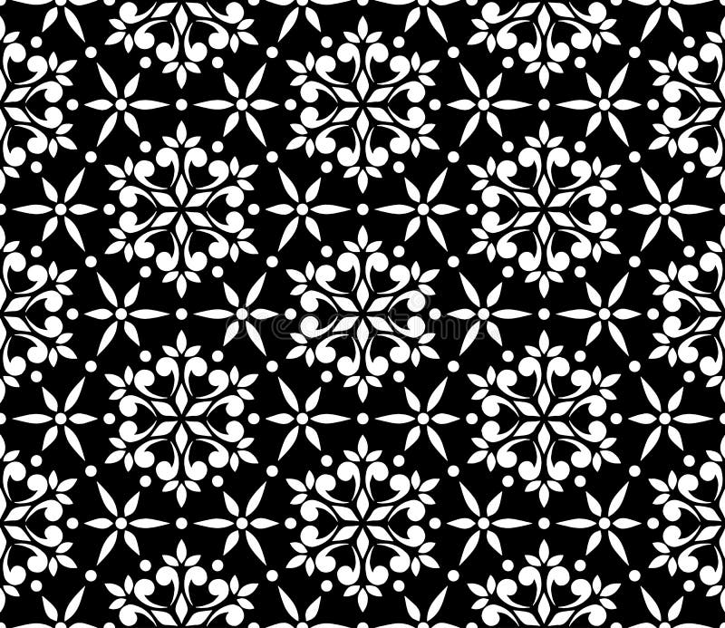 Abstract Patterns Seamless Stencil Doodle Sketch Black and White Stock ...