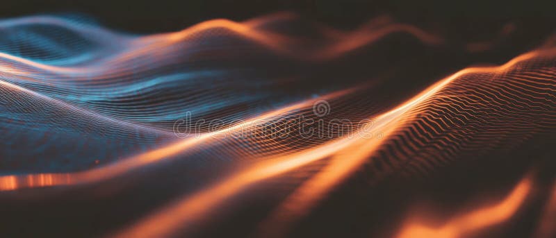 Abstract Patterns of Sound Waves and Visual Vibrations Create a Vibrant ...