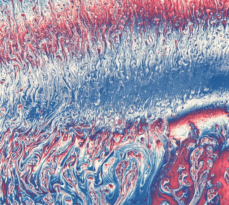 Abstract Patterns Space Fantasy on a Soap Bubble Stock Image - Image of ...