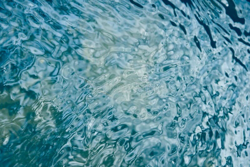 Abstract Patterns on the Surface of Flowing Water. Stock Photo - Image ...