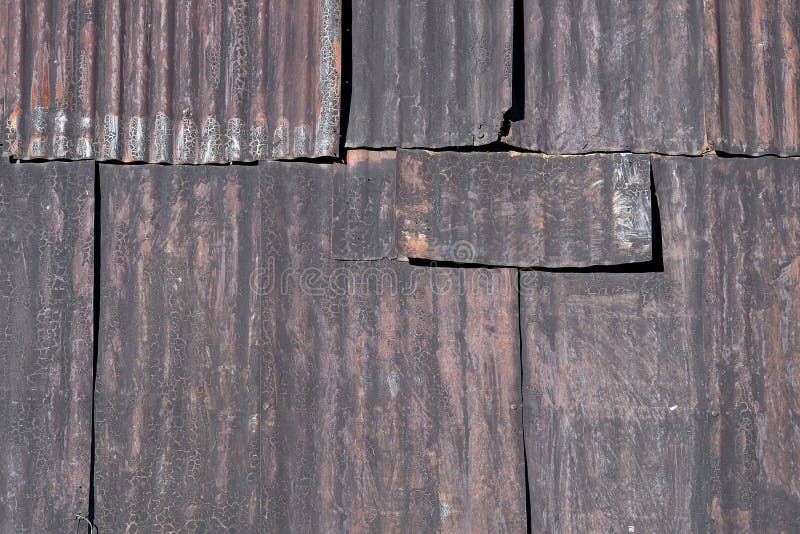 Abstract Patterns and Techniques of Tin Roofs Stock Image - Image of ...