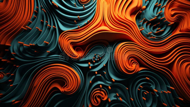 Abstract Patterns and Textures Shifting and Rotating Stock Illustration ...