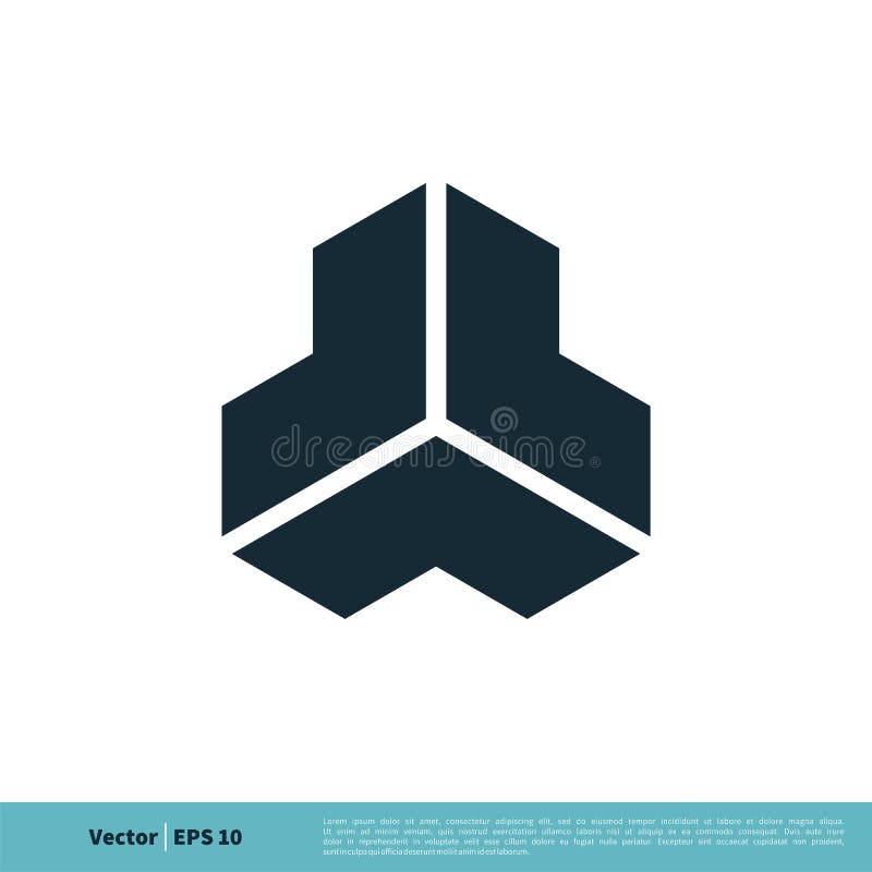 Abstract Paving Stone Icon Vector Logo Template Illustration Design ...