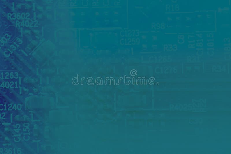 Abstract Pcb Blue Lagoon Color Background Stock Photo - Image of detail ...