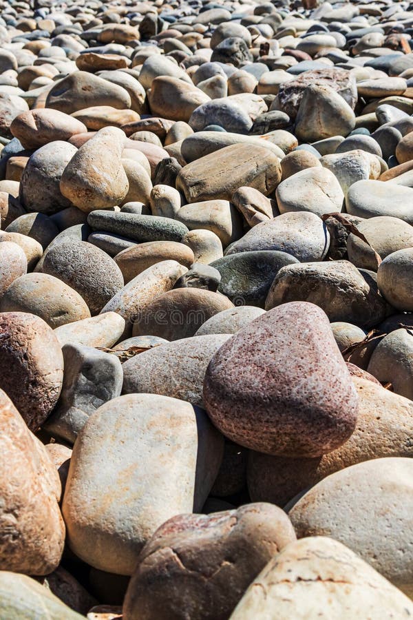 Abstract Pebble Texture. Background from Stones in Perspective Stock ...