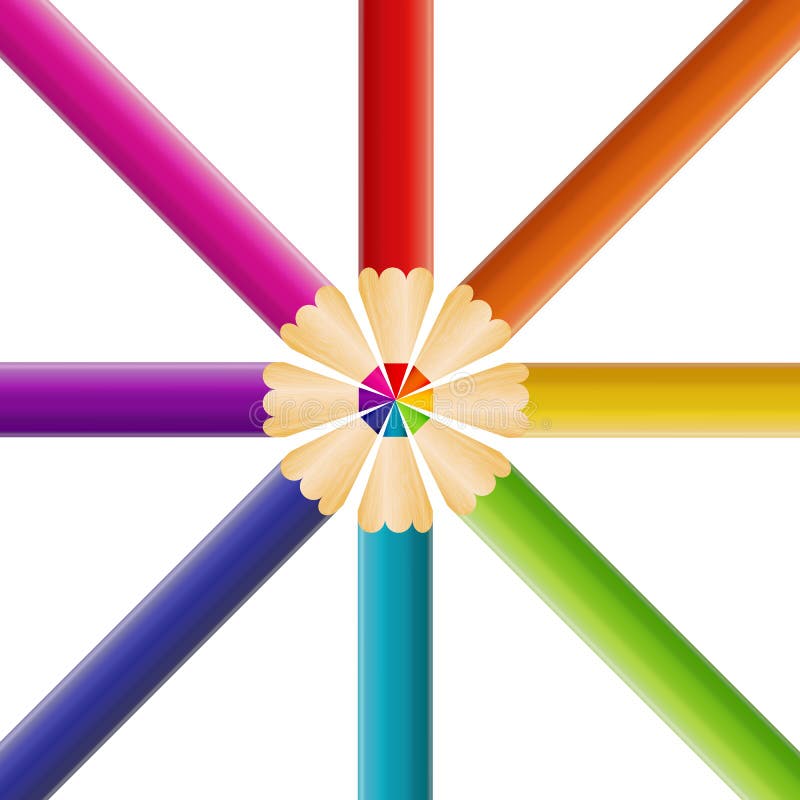 Abstract Pencil Background Vector Illustration Stock Vector ...