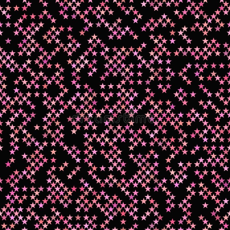 Abstract Pentagram Pattern Background - Repeating Design Stock Vector ...