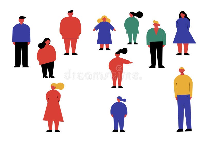 Abstract people clipart stock vector. Illustration of vector - 370976585