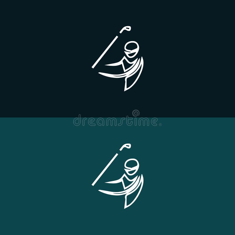 Abstract people golf logo stock vector. Illustration of game - 97577945