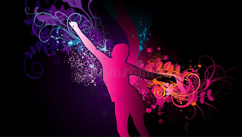 Abstract People Illustration Stock Vector - Illustration of leap, teen ...