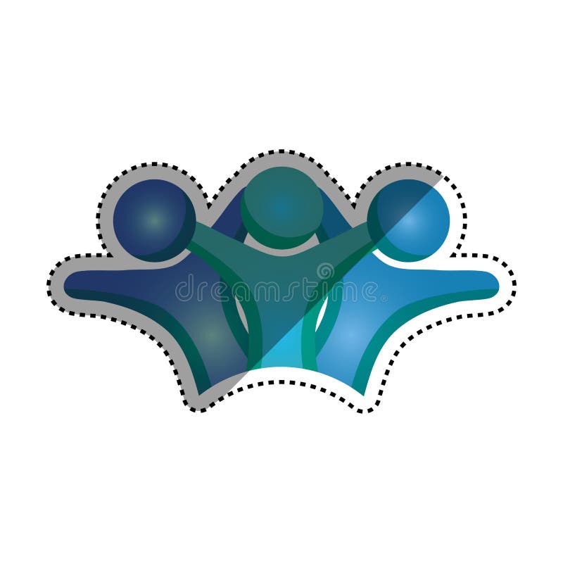 Abstract people symbol stock illustration. Illustration of symbol ...