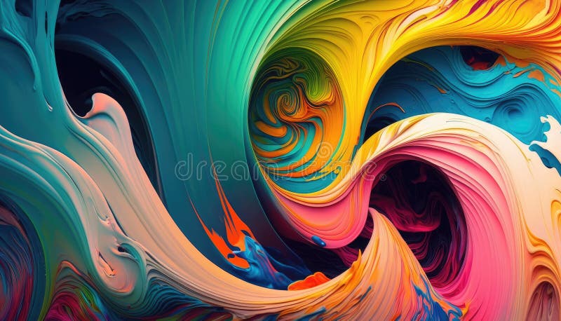 Abstract Perfect Combination of Lines and Colors Stock Photo - Image of ...