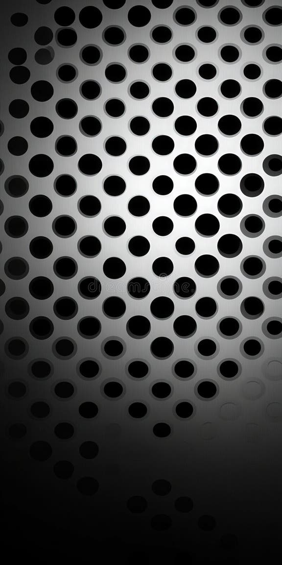 Abstract Perforated Metal Surface Stock Illustration - Illustration of ...