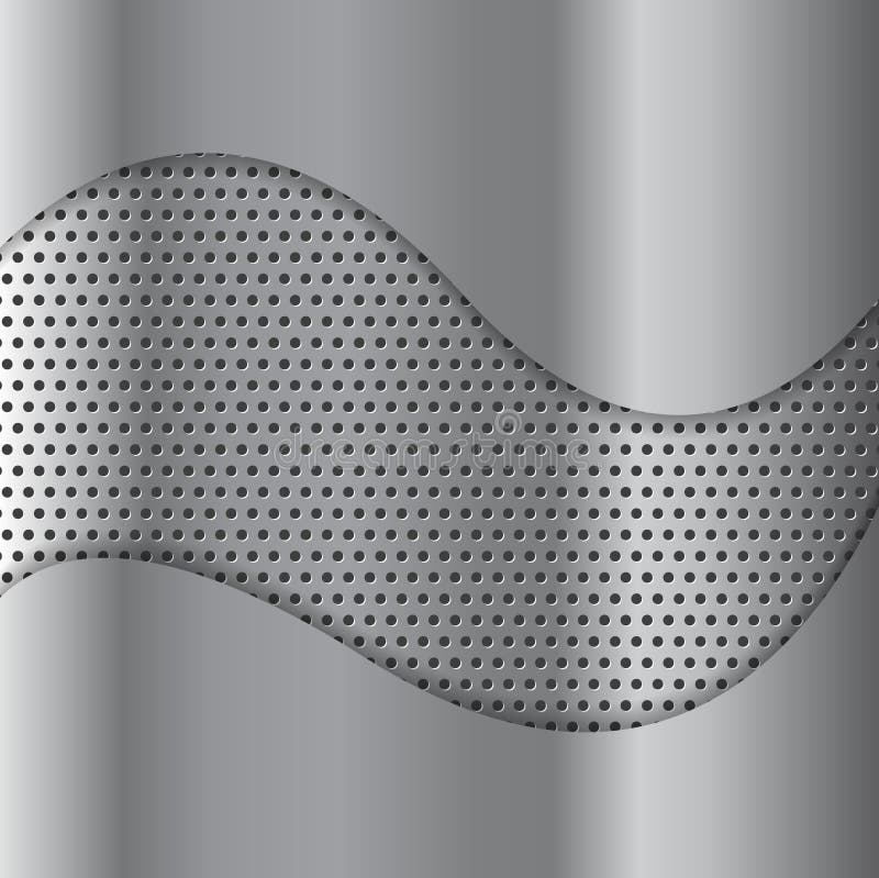 Abstract Perforated Metal Texture Stock Illustration - Illustration of ...