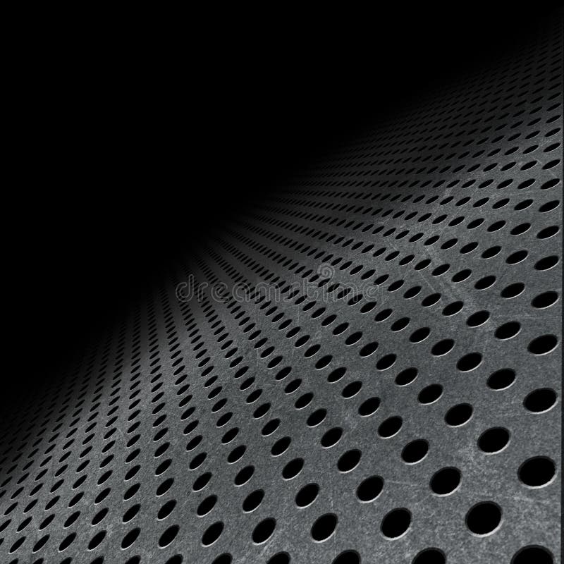 Abstract Perforated Metallic Background Stock Illustration ...