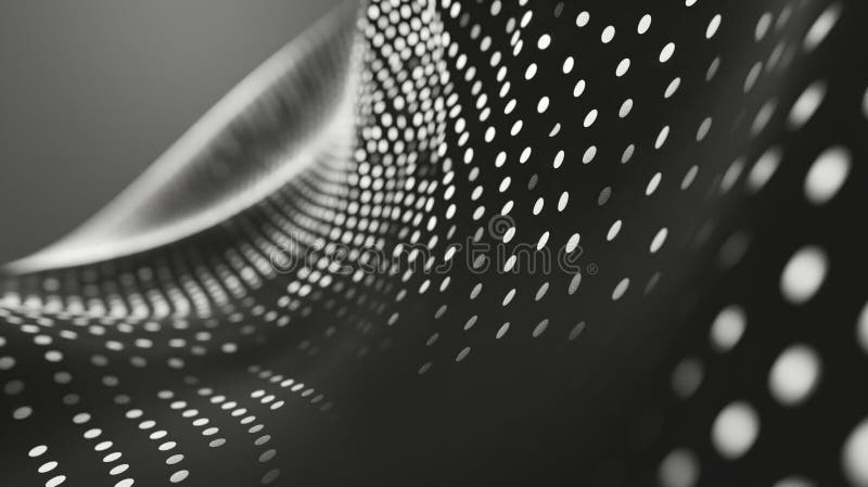 Abstract Perforated Pattern in Monochrome Stock Photo - Image of ...