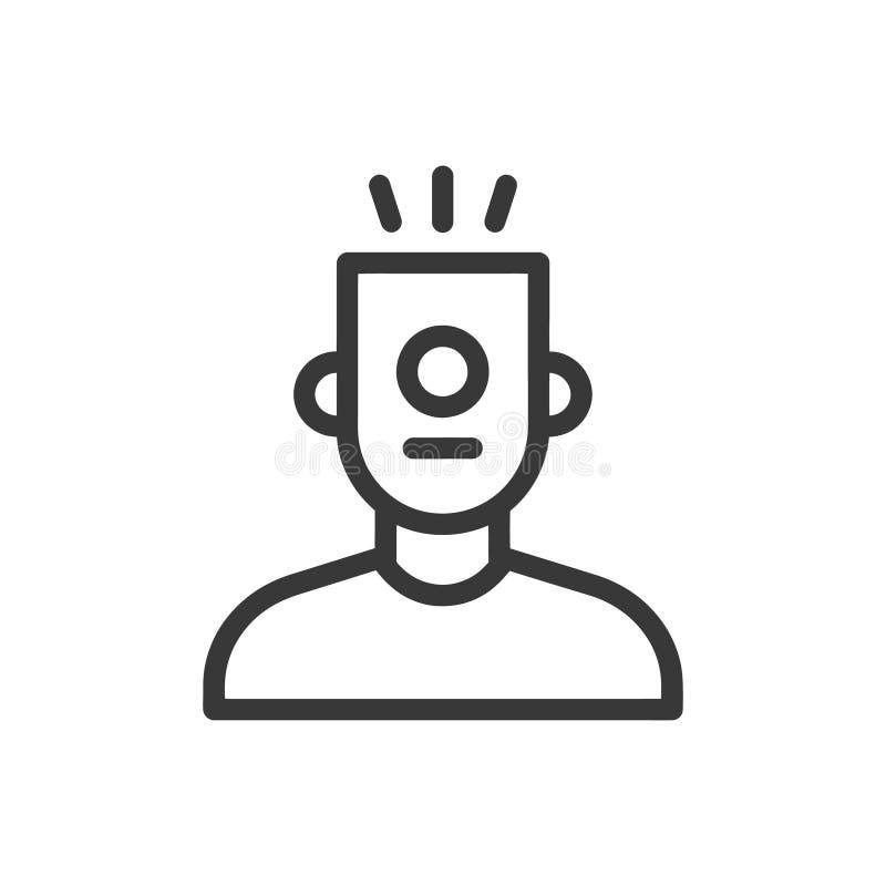 Man Thinking, Creative Idea, Brainstorming Session Stock Vector ...