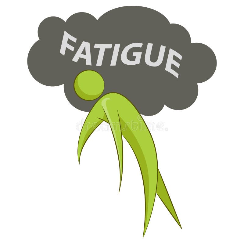 Abstract Person Suffering Fatigue Stock Vector - Image: 59096981