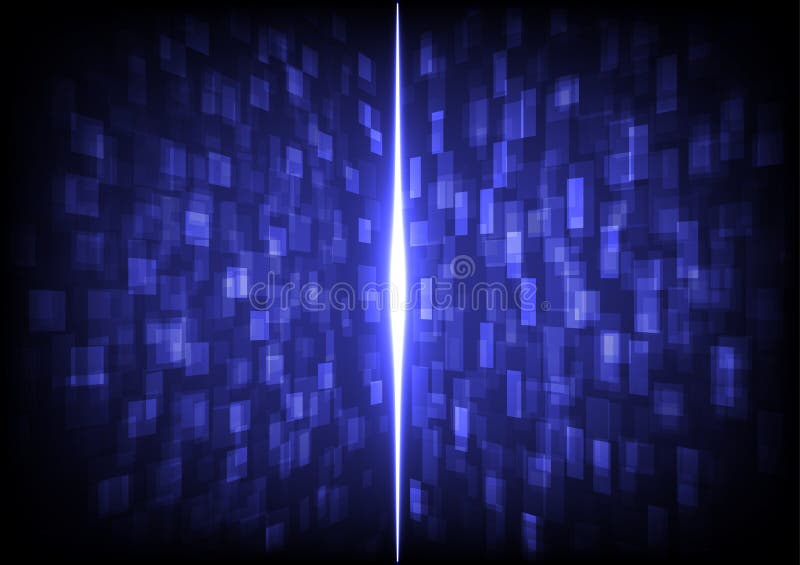 Abstract Perspective Background Futuristic Technology Square Matrix ...
