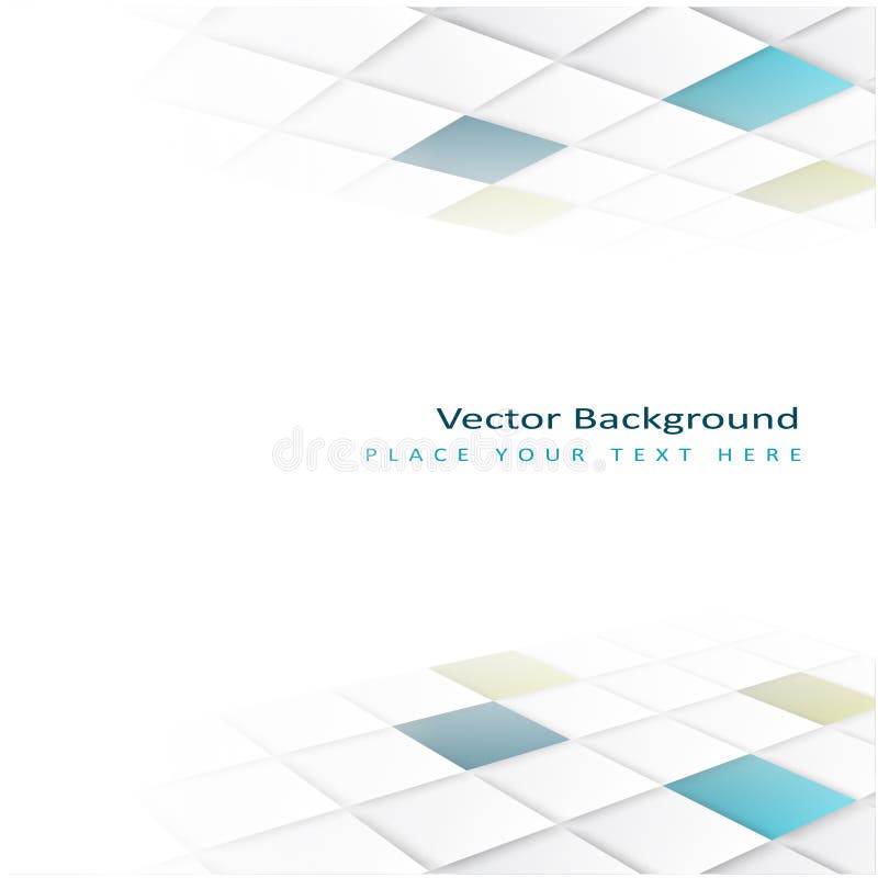 Abstract Perspective Background with Square Tiles Stock Vector ...