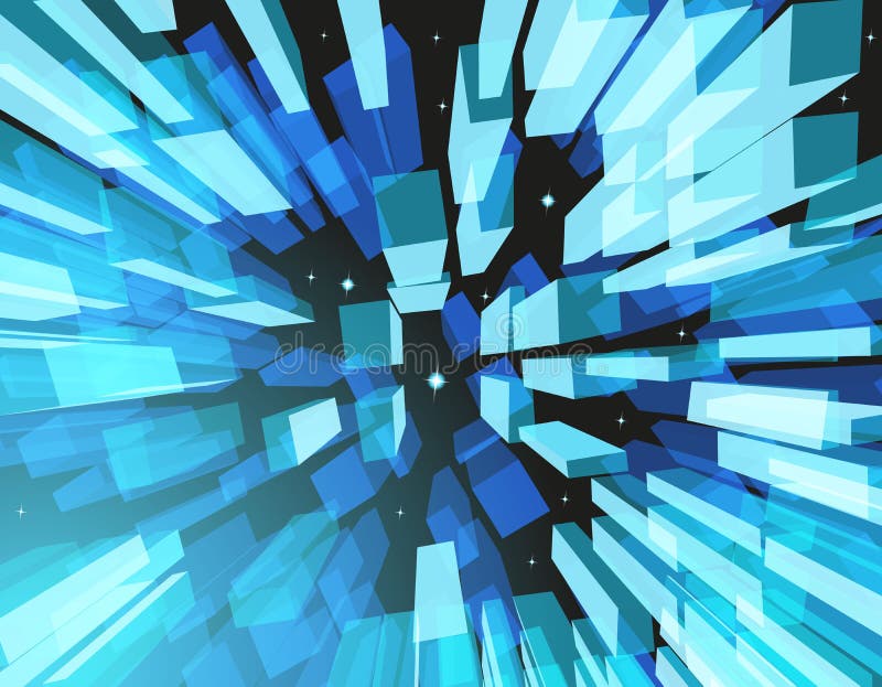 Abstract Perspective Background - Vector Illustration in 3d Style Stock ...