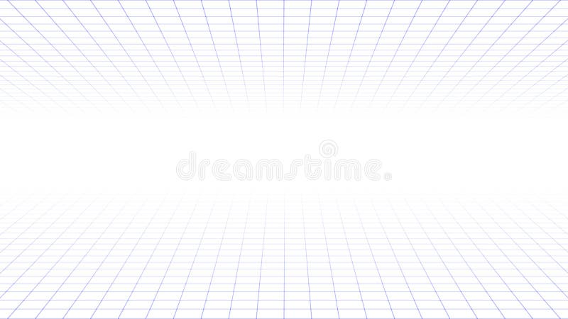 Abstract Perspective Black Grid. Wireframe Landscape. Vector ...
