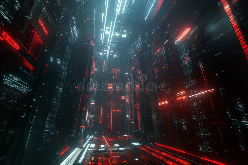 Abstract Perspective of Data Nodes in a Futuristic Digital Environment ...