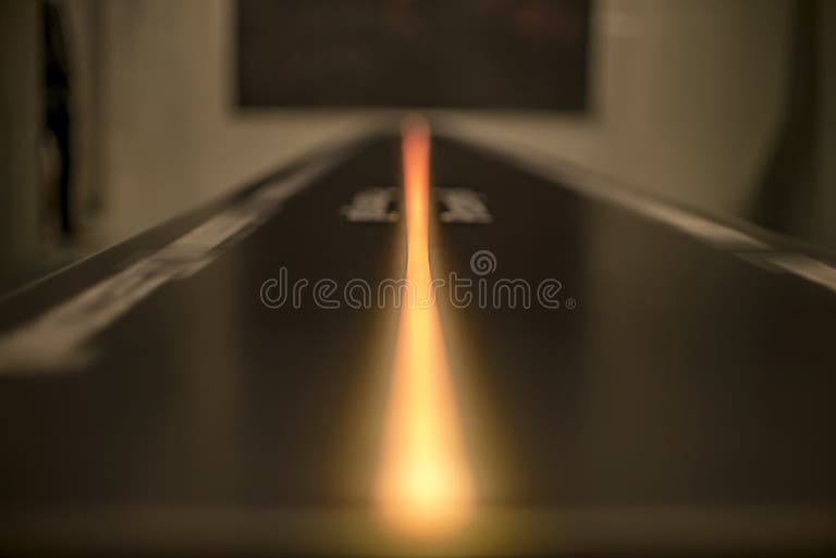 Abstract Perspective with a Laser Beam in the Middle Stock Photo ...