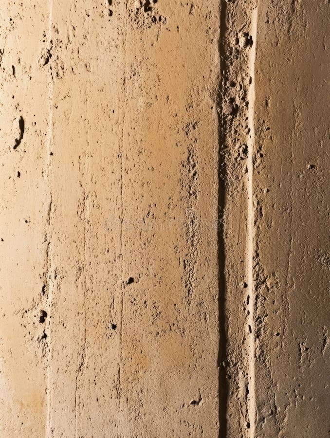 An Abstract Perspective of a Rough Stone Wall in Beige and Yellow ...