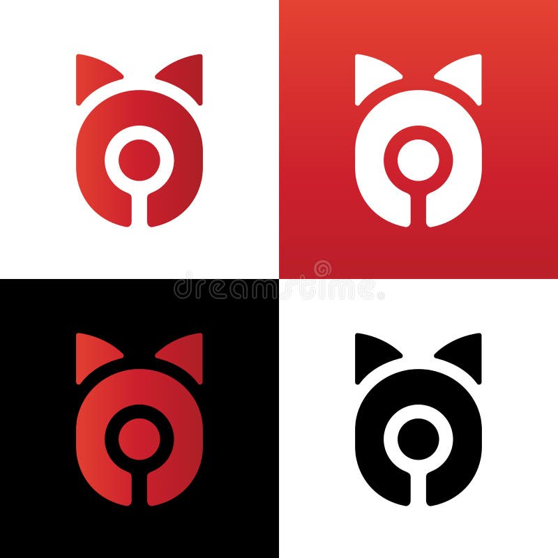 Abstract Pet Logo Icon Design Template Elements - Vector Stock Vector ...