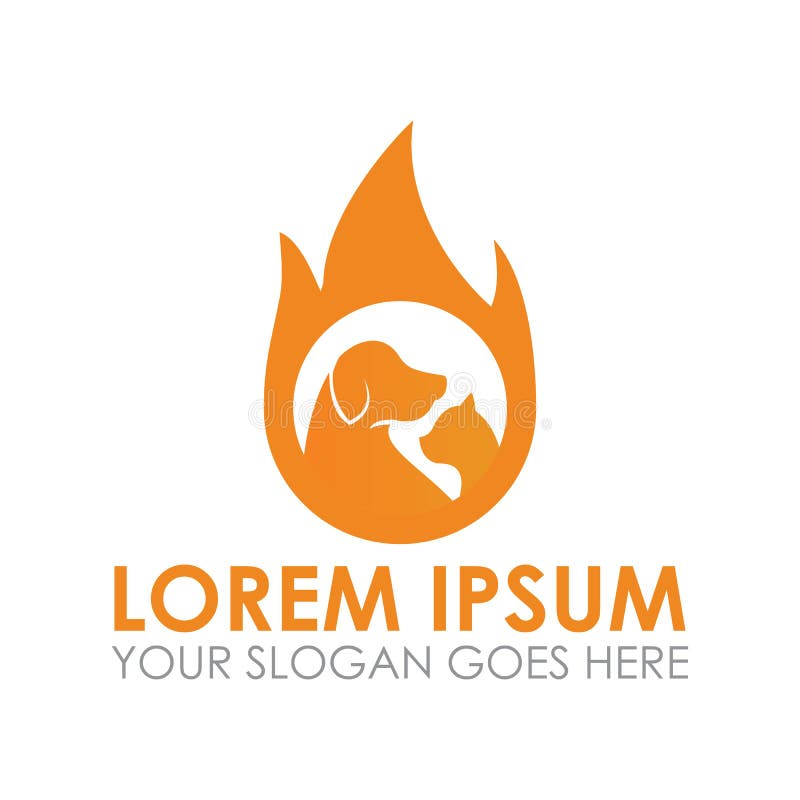 Abstract Pet Vector , Pet Logo Stock Vector - Illustration of glowing ...