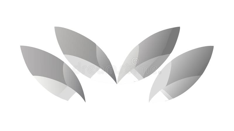 Abstract Petal Leaf Shapes Organic Vector, Vector Design Generative AI ...