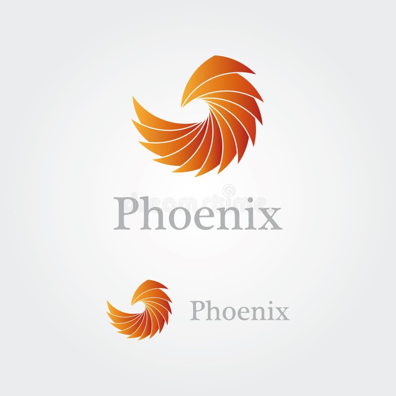 Phoenix Logo stock vector. Illustration of colorful, abstract - 24534328