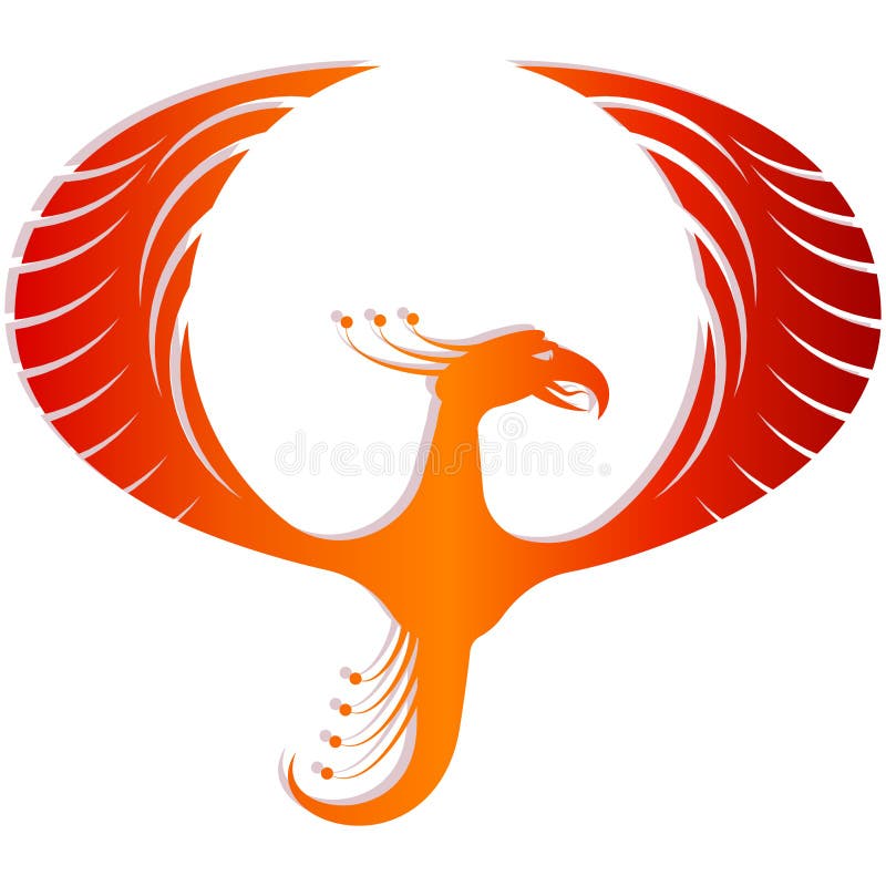 Abstract Phoenix stock vector. Illustration of shape - 75965120