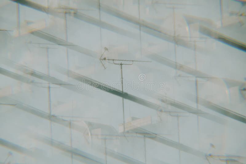 Abstract Photo of an Antenna Stock Image - Image of distortion ...
