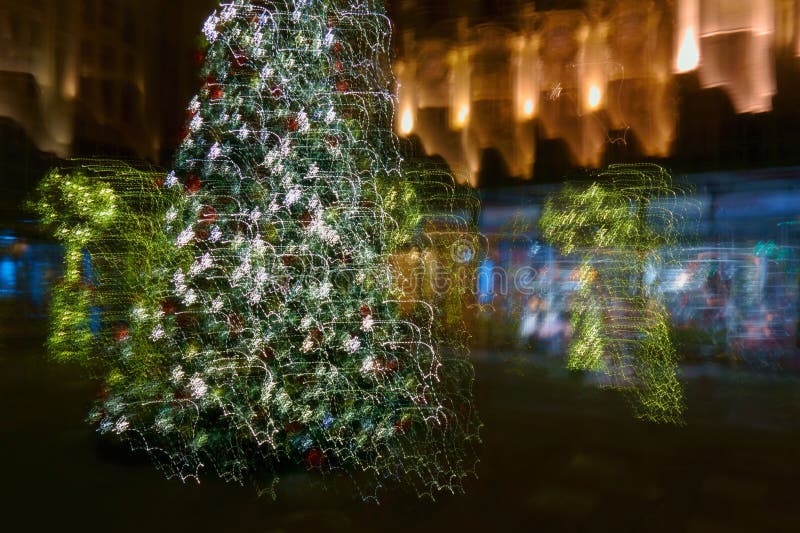 Rat in the Christmas Atmosphere Near Toy Snowman. Symbol of the Year ...