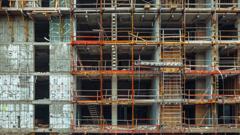 Abstract Photo of Construction Site, Building Under Construction ...