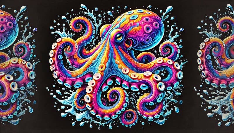 "the Dance of the Octopus", Latin Name: Octopus Vulgaris Stock ...