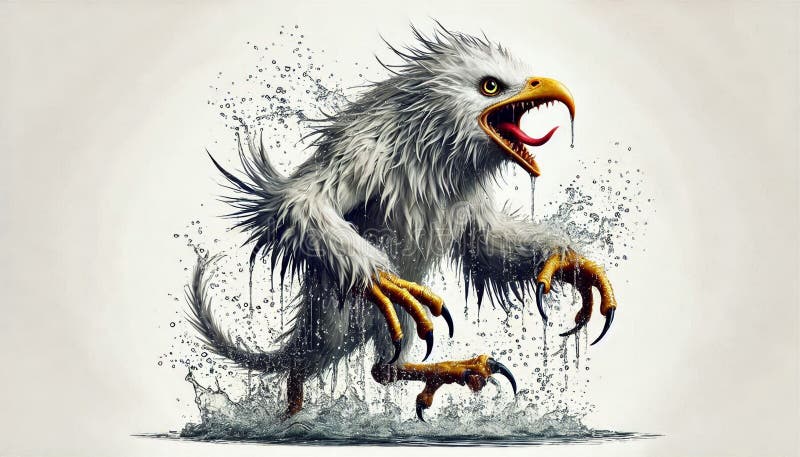 "Glarus: the Mythical Monster of the Winds" Stock Illustration ...