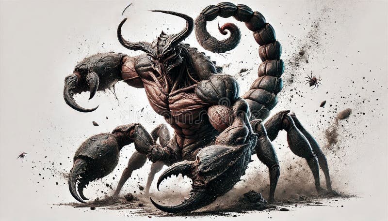 Abstract Interpretation of the Mythological Monster Scorpius Stock ...