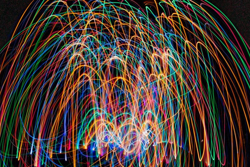 Abstract Photographs of Action Light Painting Background Stock Image ...