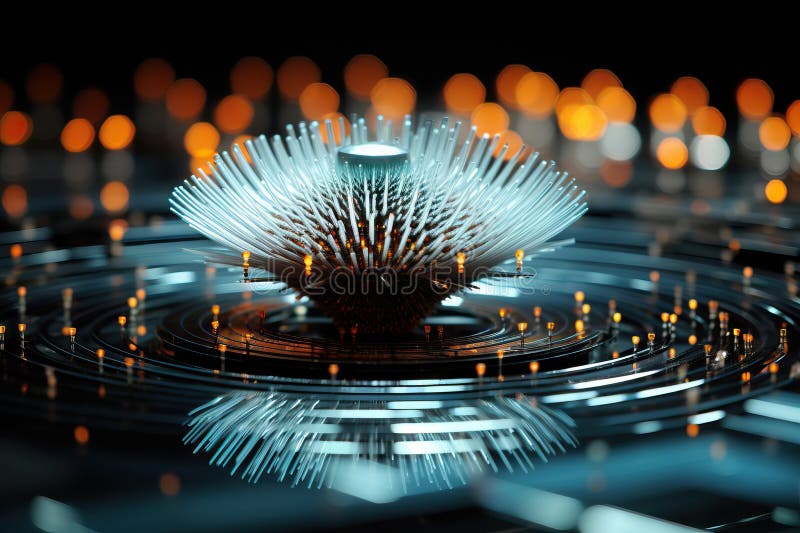 Abstract Physical Phenomenon. Popular Science, Futuristic, Technology ...