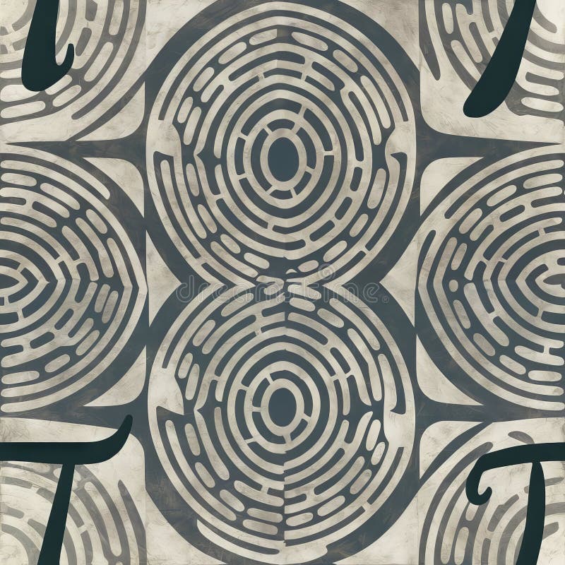 Abstract Pi Seamless Repeating Pattern Stock Illustration ...