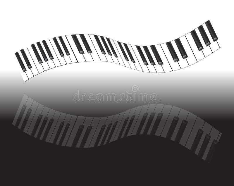 Abstract piano keyboard stock vector. Illustration of harmony - 11319934
