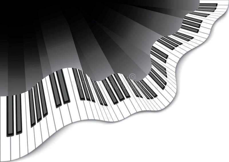 Abstract piano keyboard stock vector. Illustration of abstract - 8405084