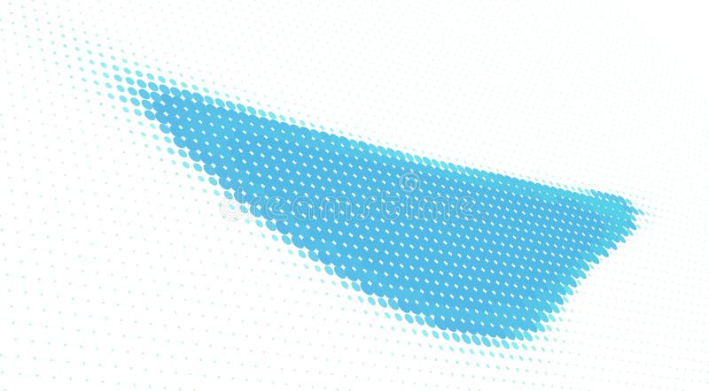 Abstract Blue Dotted Spot in Perspective. Simple Vector Graphics Stock ...