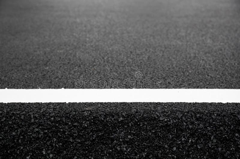 Abstract Picture, Asphalt Texture with White Dashed Line Stock Image ...