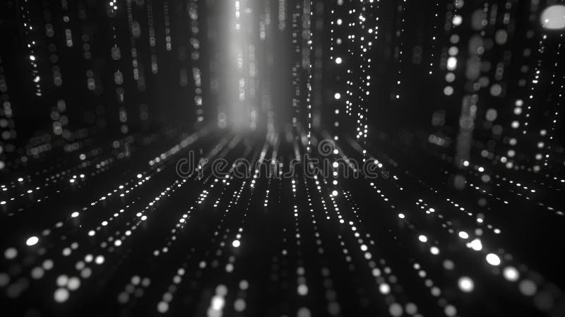 Abstract Picture Of Binary Code With Digital Technology Style Design