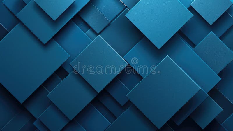 Abstract Blue Square Repetitive Pattern Polygon Geometry in Background ...