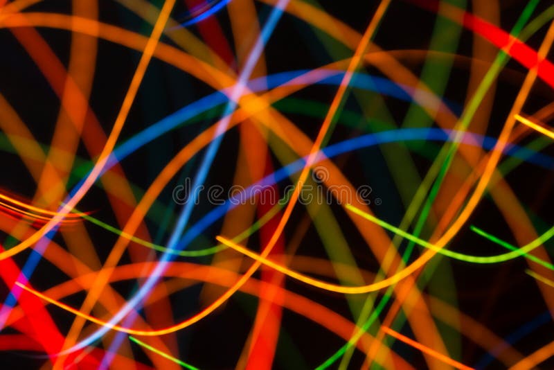 Abstract Picture of Bright Colored Dynamic Lights Stock Image - Image ...